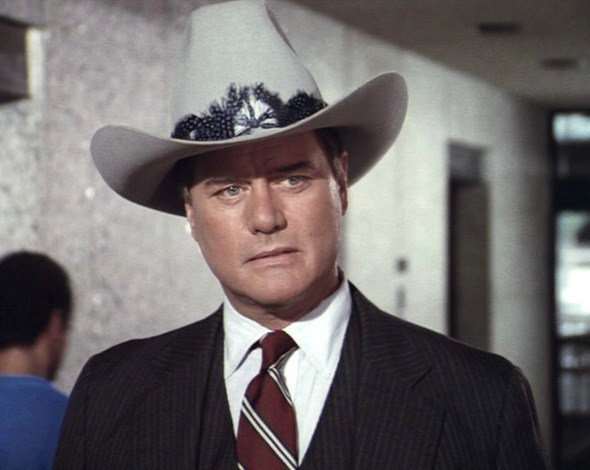 Larry Hagman as J.R. Ewing - Sitcoms Online Photo Galleries