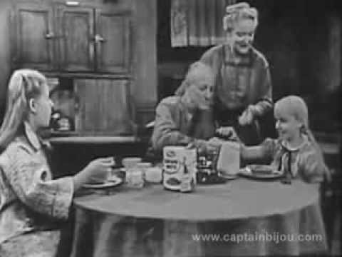 1955 POST GRAPE-NUTS COMMERCIAL PEGGY WOOD - Sitcoms Online Photo Galleries