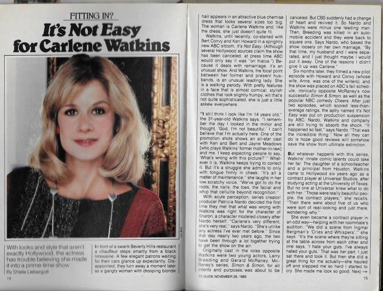 November 26-December 2, 1983 TV Guide Article (1) - Sitcoms Online ...