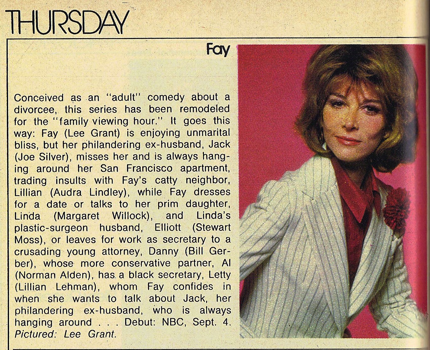 1975 TV Guide Fall Preview Article - Sitcoms Online Photo Galleries
