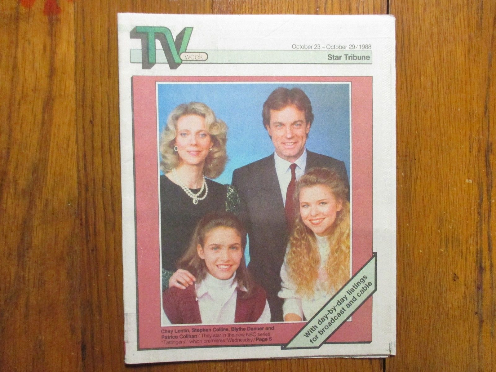 1988 Minneapolis Star Tribune TV Week Magazine - Sitcoms Online Photo ...