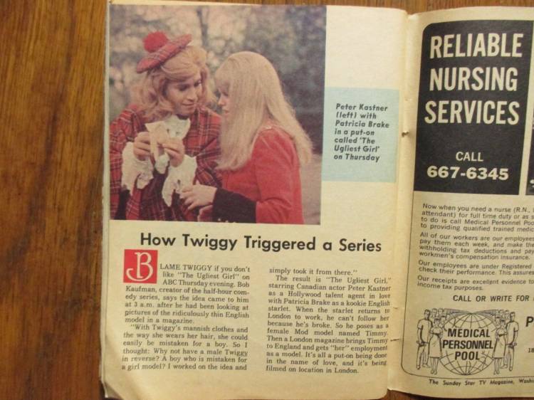 1968 Washington Evening Star Magazine - Sitcoms Online Photo Galleries