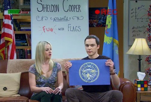 Fun with Flags - Penny & Sheldon - Sitcoms Online Photo Galleries