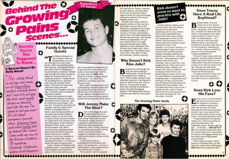 Growing Pains: Behind the Scenes - Sitcoms Online Photo Galleries