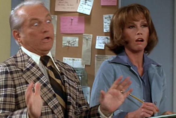 MTM Show - Ted Knight & Mary Tyler Moore - Sitcoms Online Photo Galleries