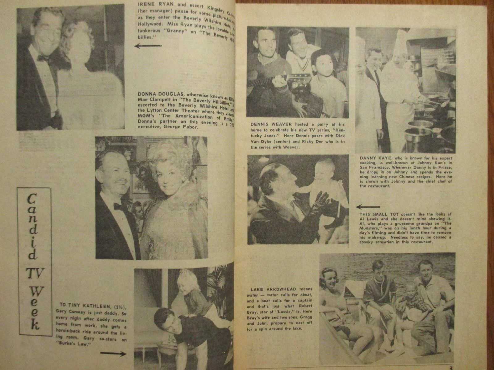November 1964 Lancaster PA, TV Week Clipping - Sitcoms Online Photo ...