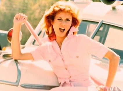 Roz Kelly as Pinky Tuscadero, demolition derby 002 - Sitcoms Online ...